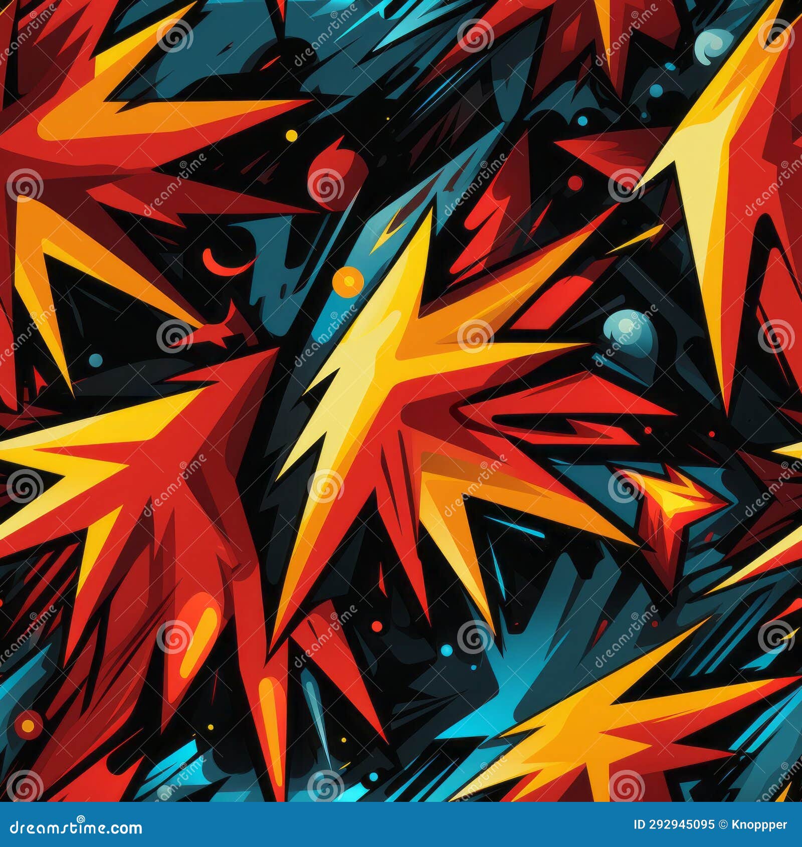 Colorful Geometric Texture Seamless Texture Ai Generated Stock ...