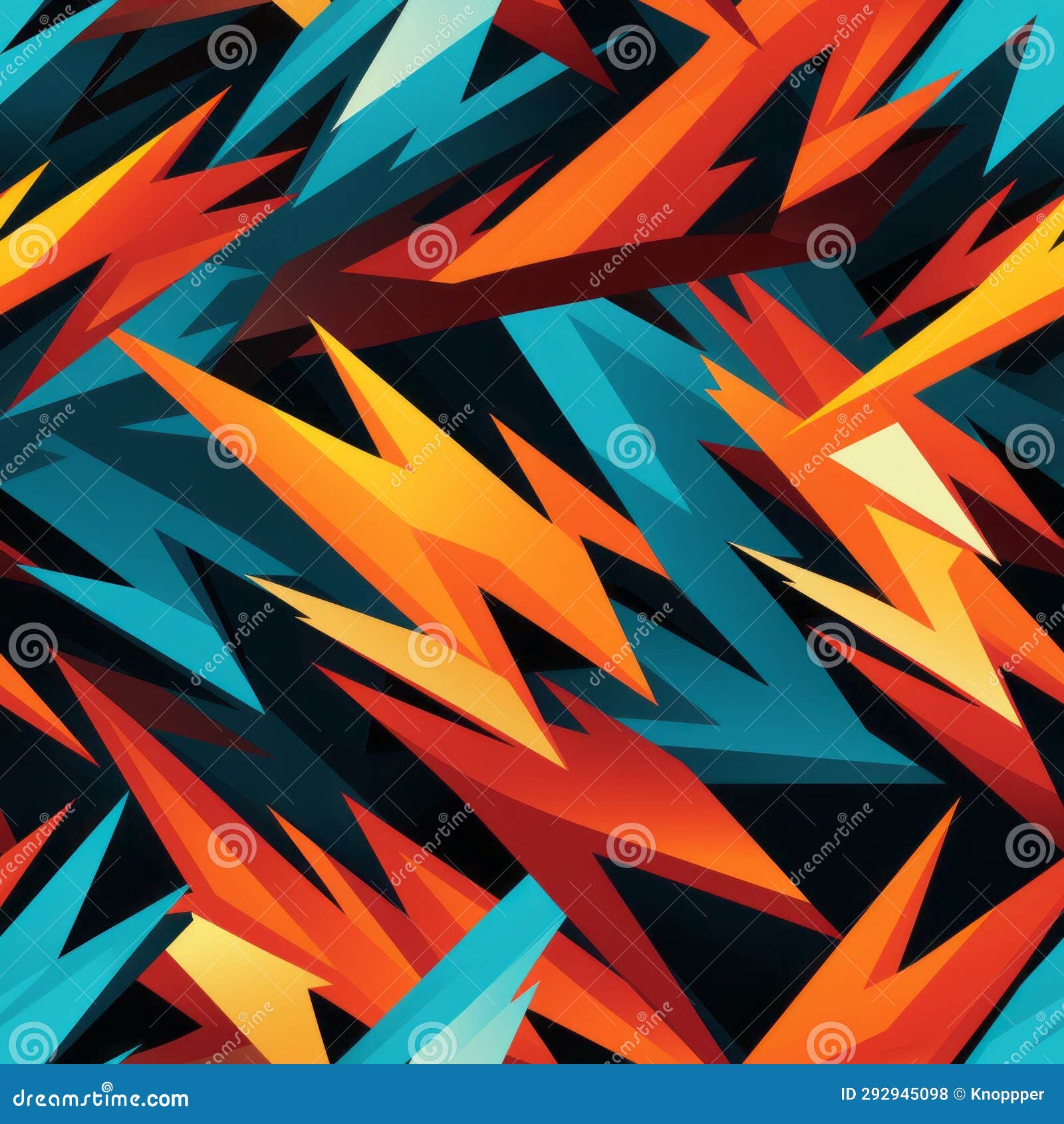 Colorful Geometric Texture Seamless Texture Ai Generated Stock ...