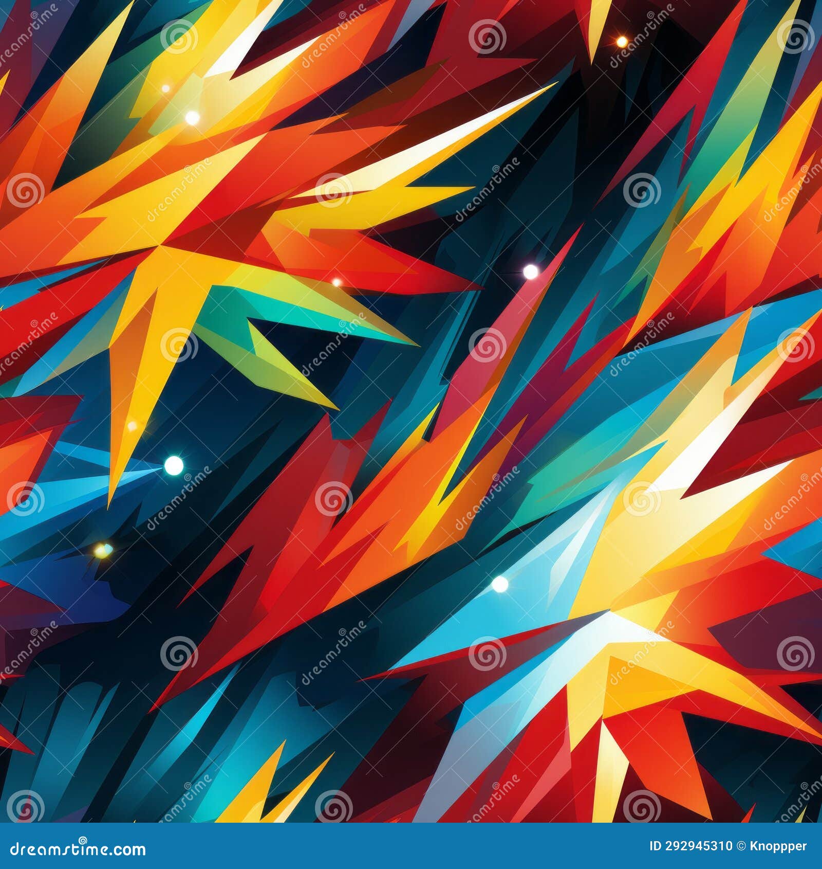 Colorful Geometric Texture Seamless Texture Ai Generated Stock ...