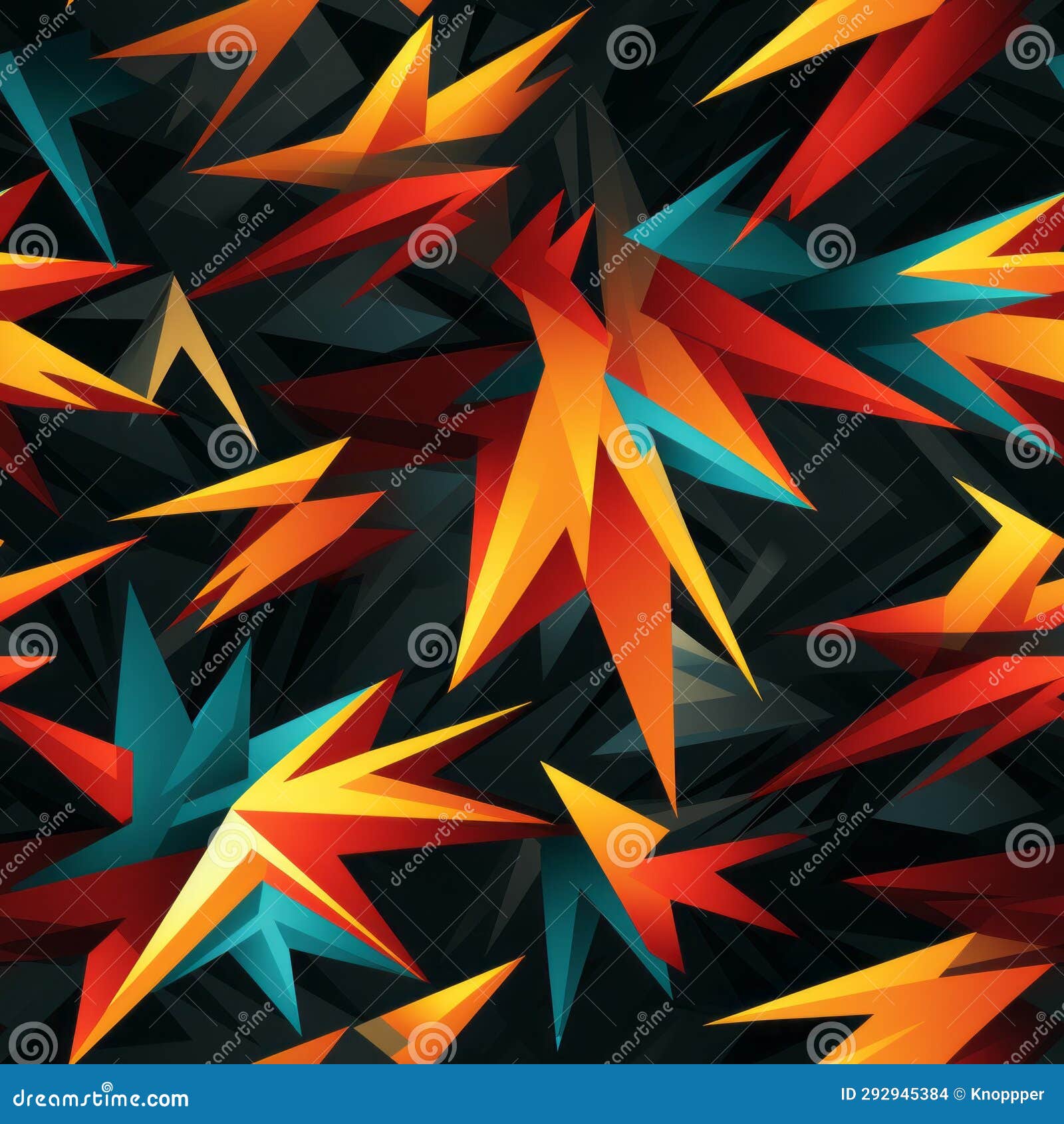 Colorful Geometric Texture Seamless Texture Ai Generated Stock ...