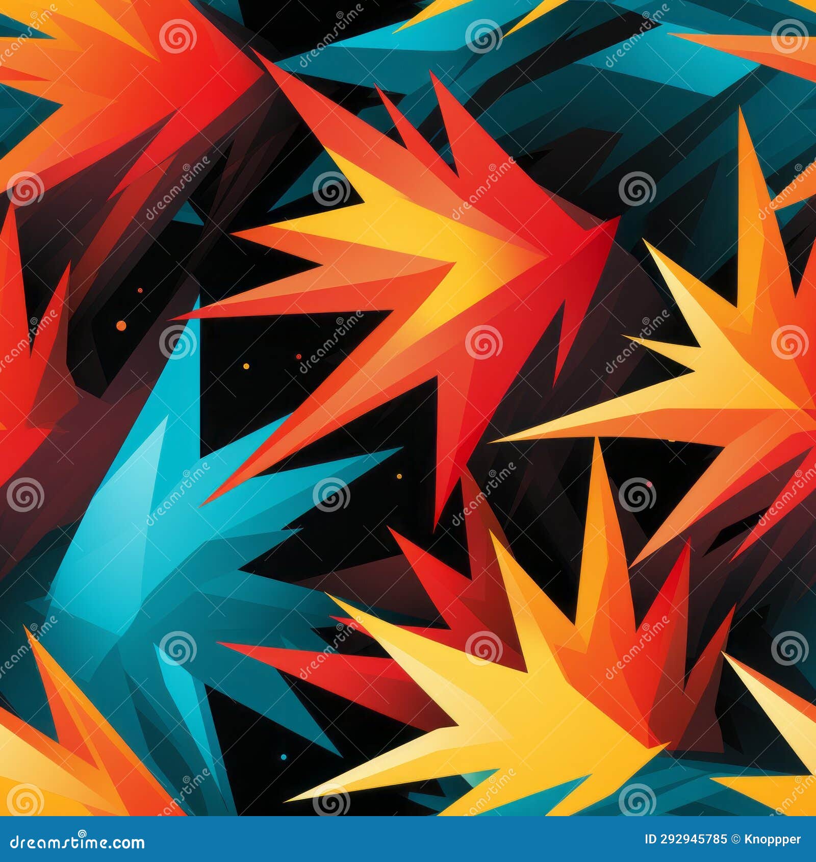 Colorful Geometric Texture Seamless Texture Ai Generated Stock Image ...