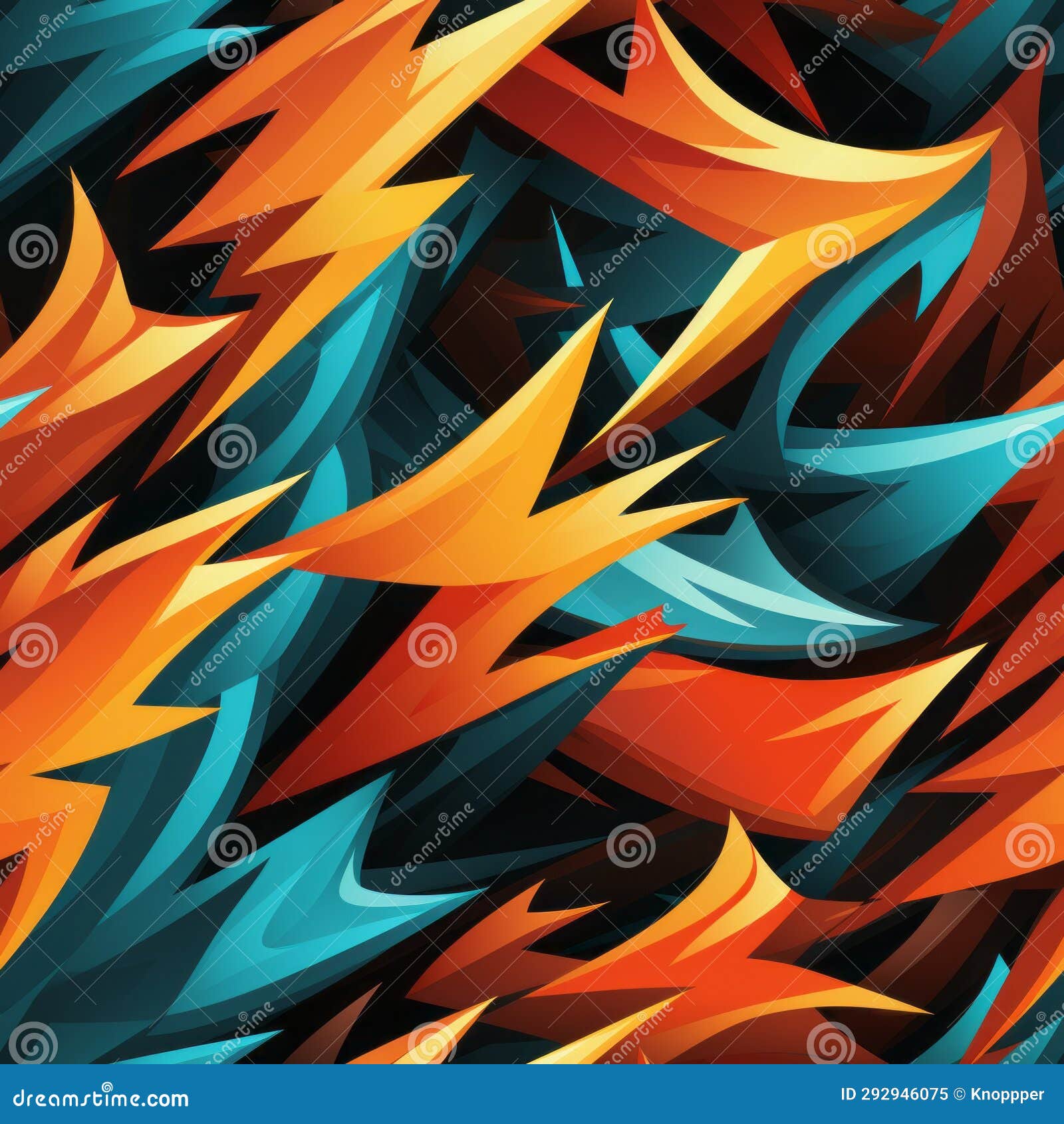 Colorful Geometric Texture Seamless Texture Ai Generated Stock Image ...