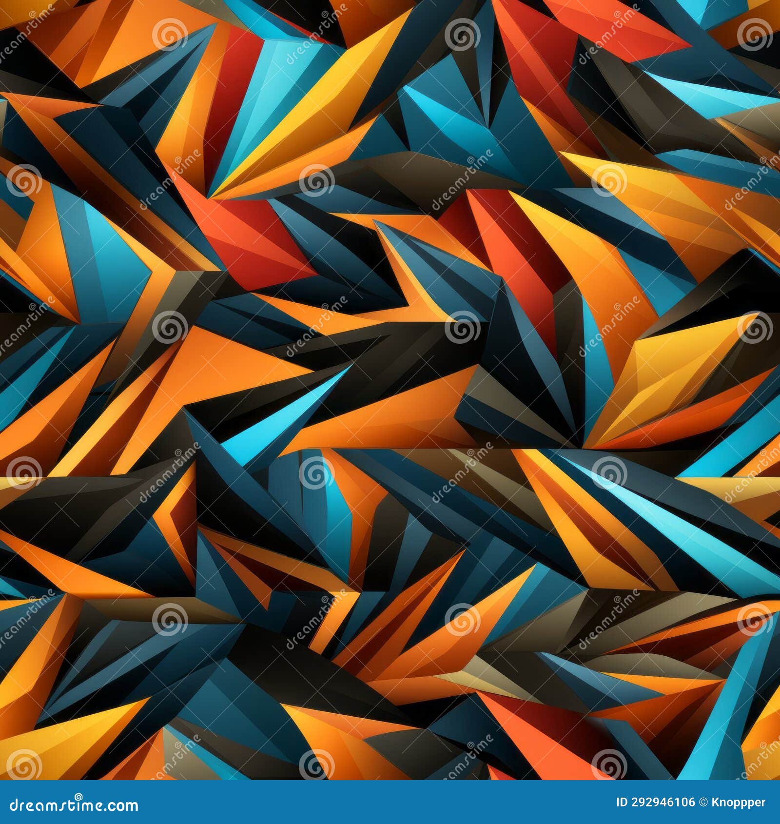 Colorful Geometric Texture Seamless Texture Ai Generated Stock ...