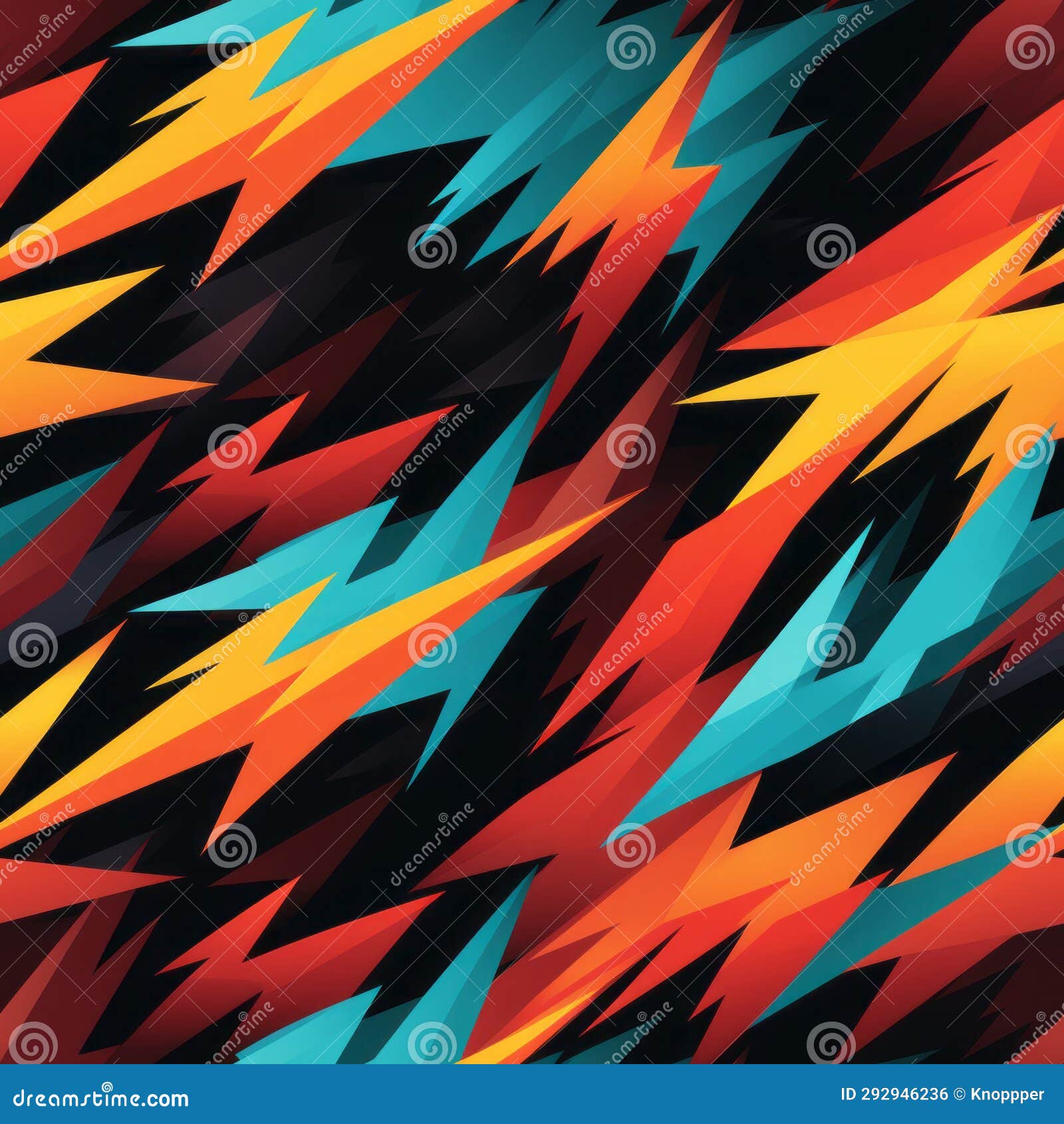 Colorful Geometric Texture Seamless Texture Ai Generated Stock ...