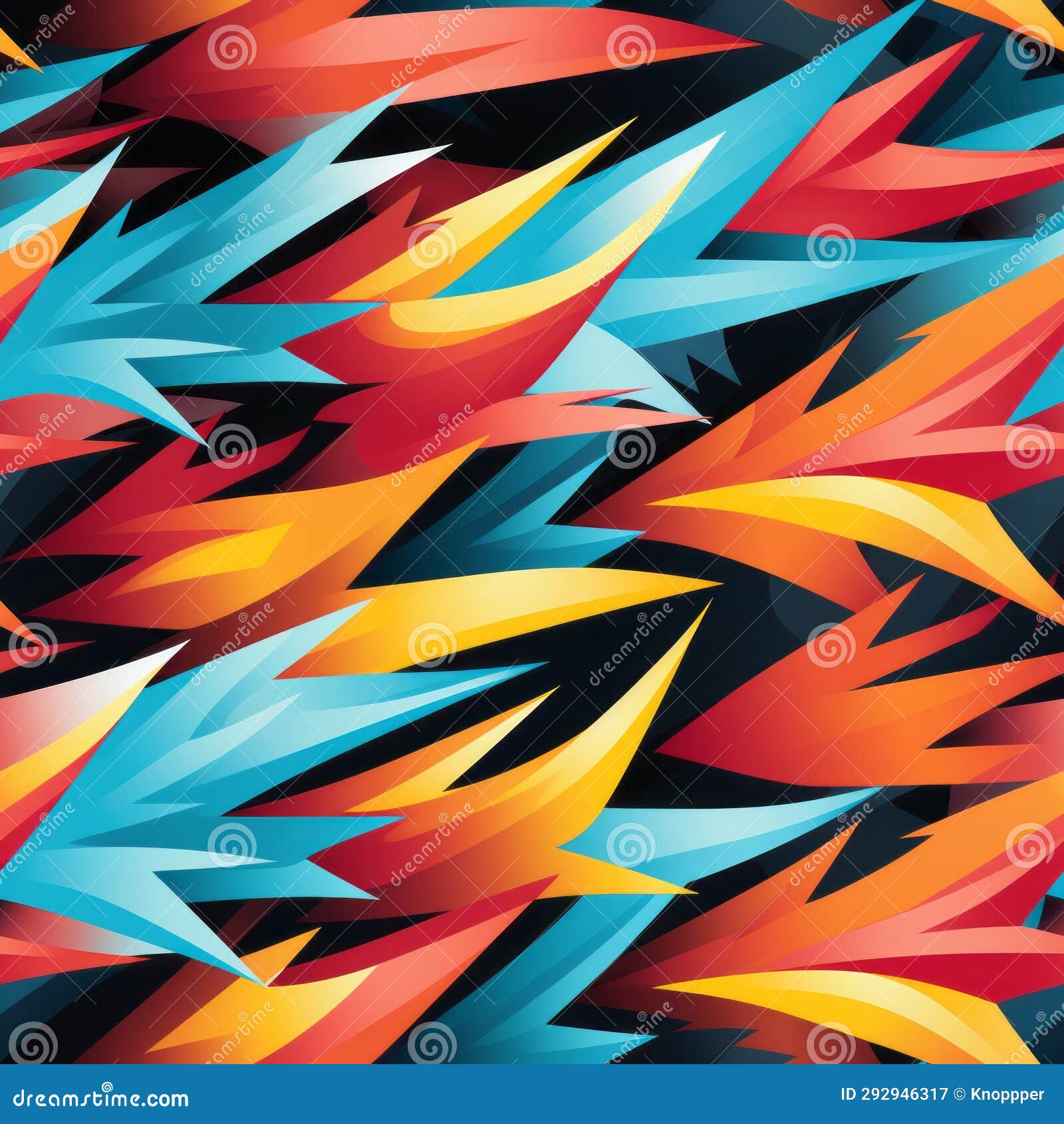 Colorful Geometric Texture Seamless Texture Ai Generated Stock ...