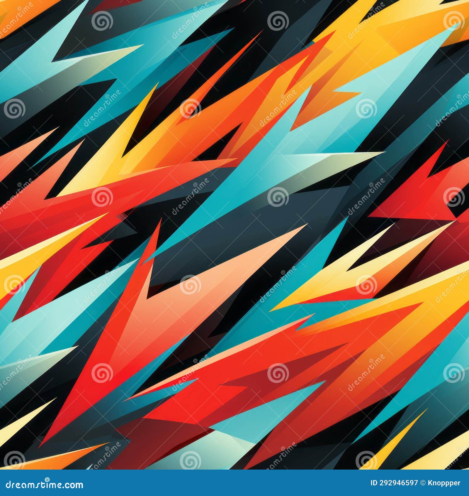 Colorful Geometric Texture Seamless Texture Ai Generated Stock ...