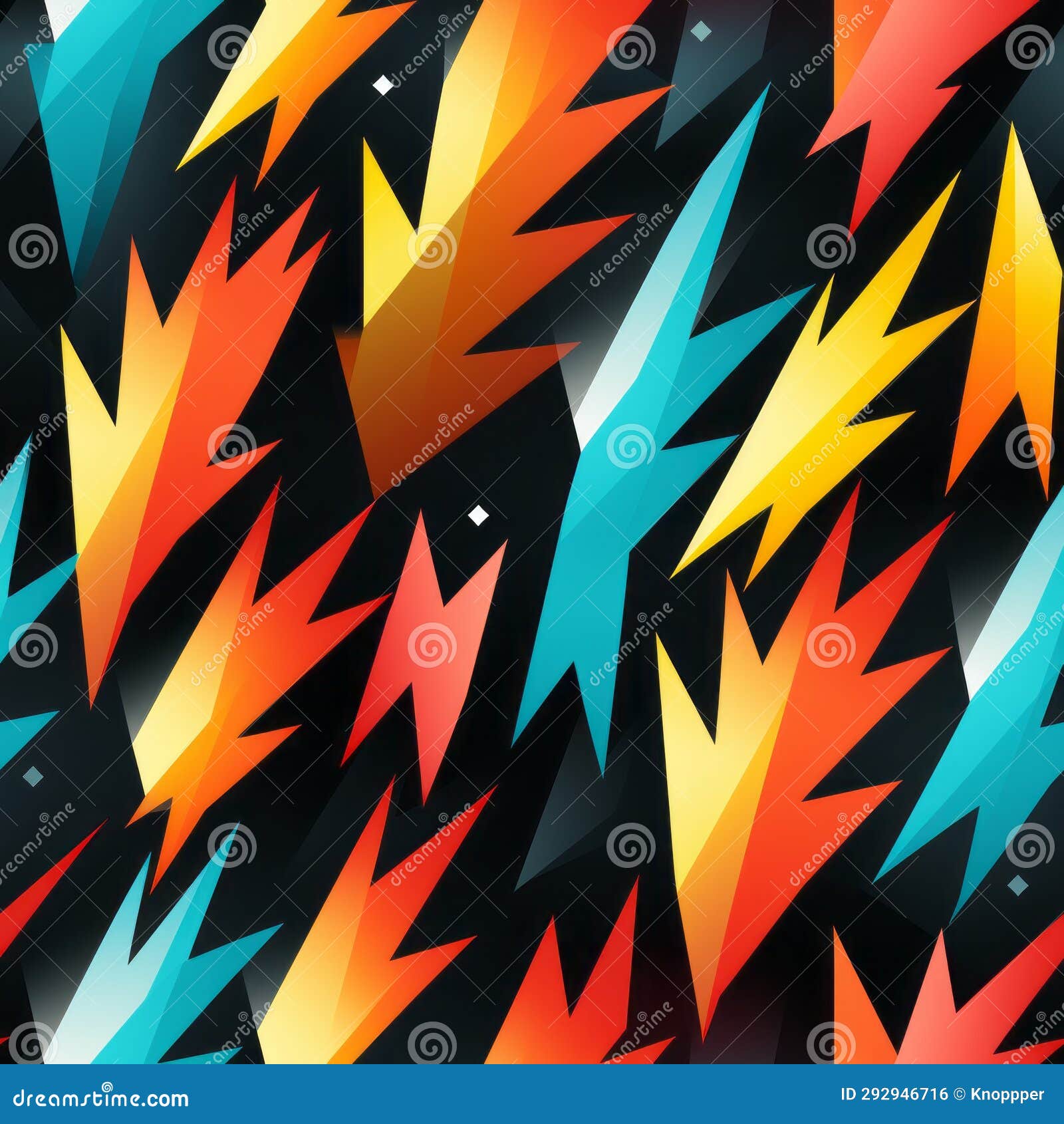 Colorful Geometric Texture Seamless Texture Ai Generated Stock ...