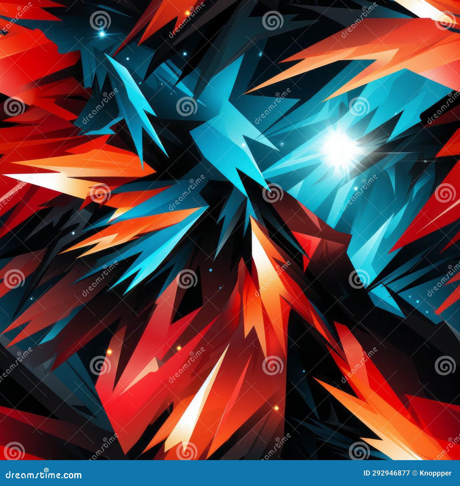 Colorful Geometric Texture Seamless Texture Ai Generated Stock ...