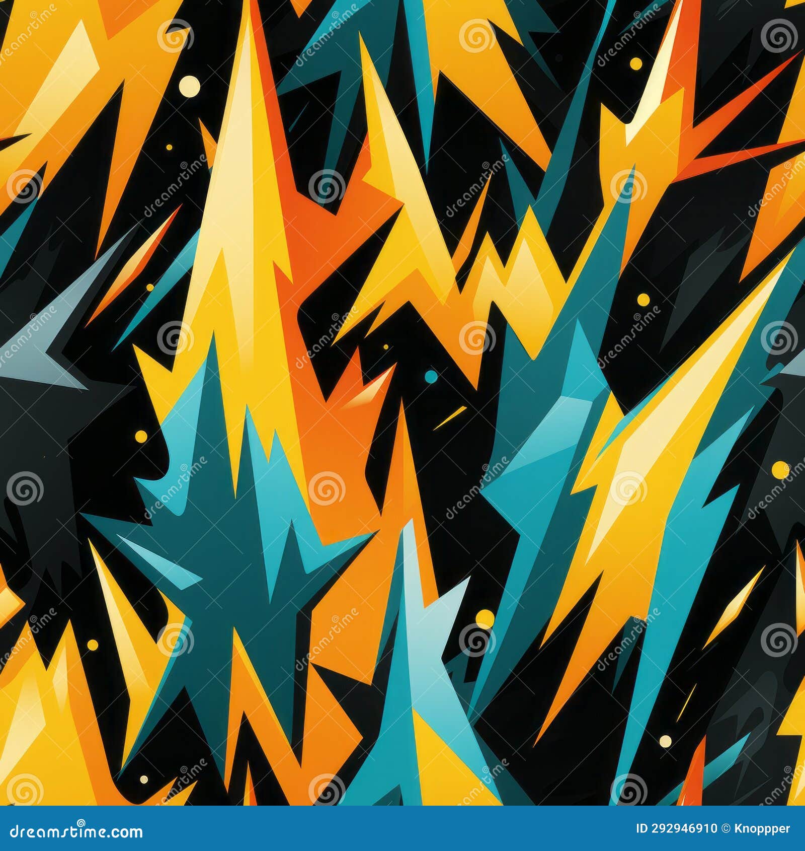 Colorful Geometric Texture Seamless Texture Ai Generated Stock ...