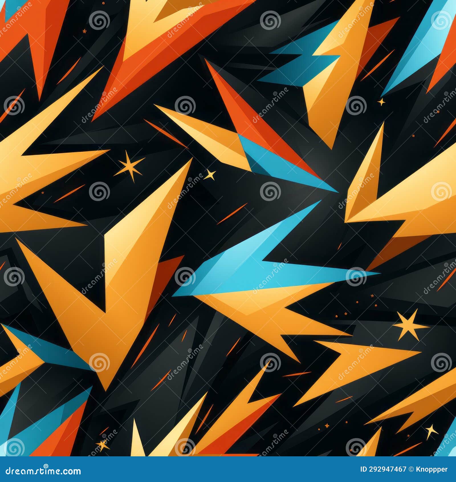 Colorful Geometric Texture Seamless Texture Ai Generated Stock ...