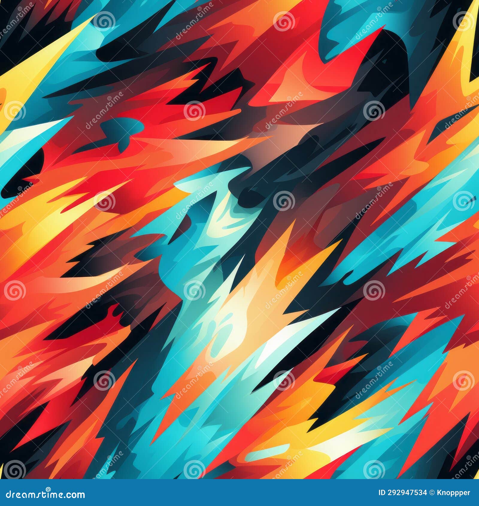 Colorful Geometric Texture Seamless Texture Ai Generated Stock Photo ...