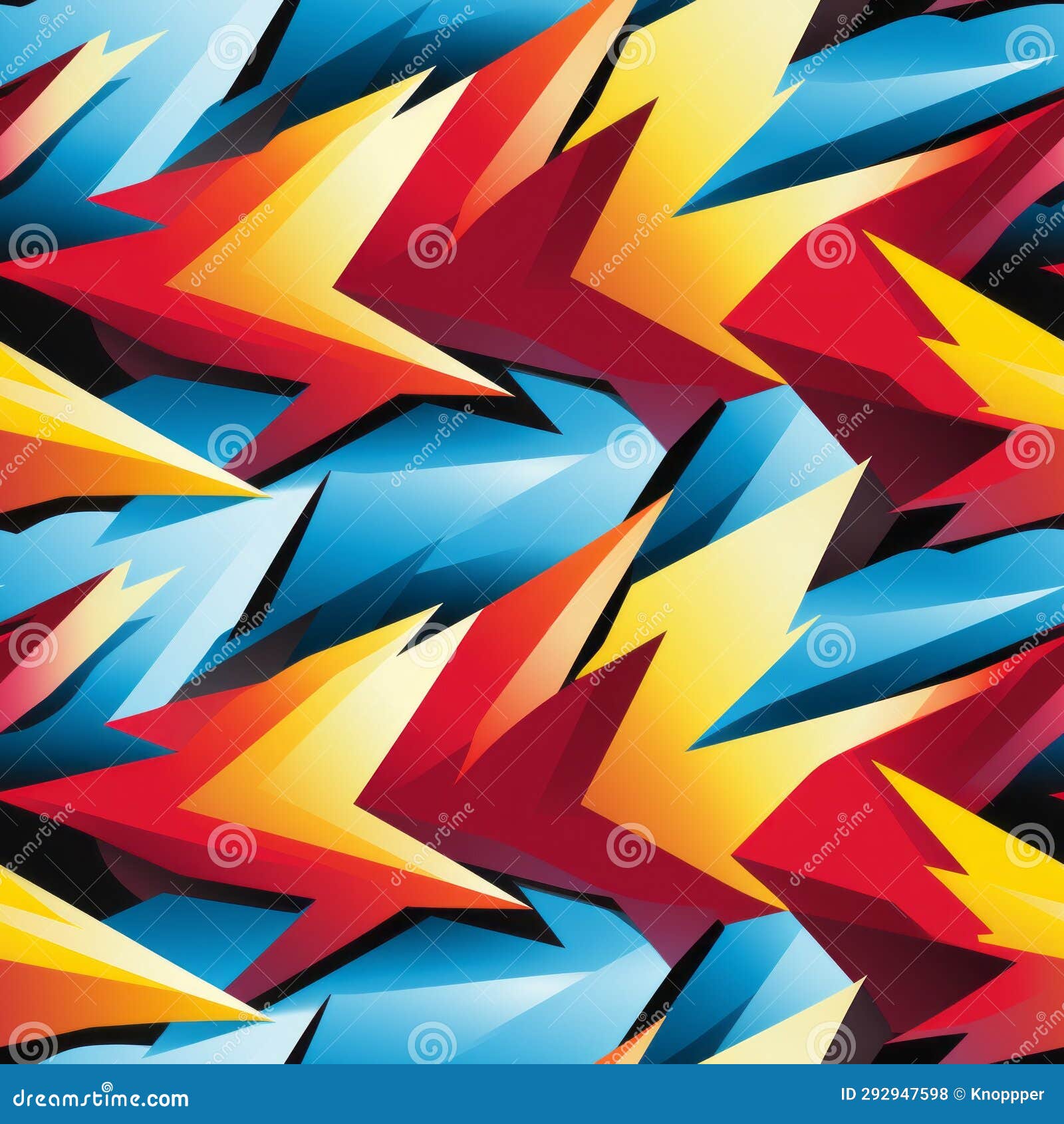 Colorful Geometric Texture Seamless Texture Ai Generated Stock ...