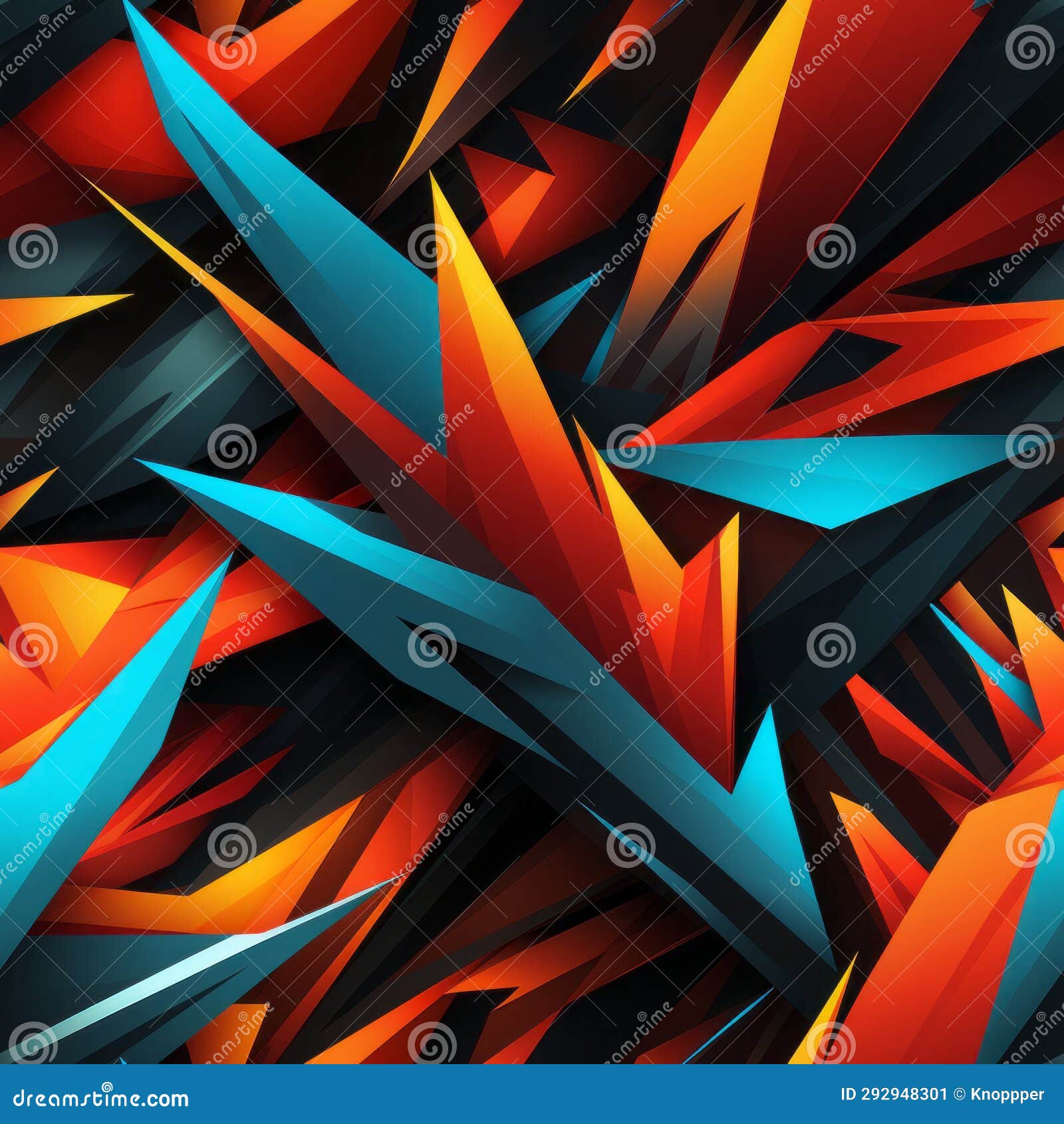 Colorful Geometric Texture Seamless Texture Ai Generated Stock ...