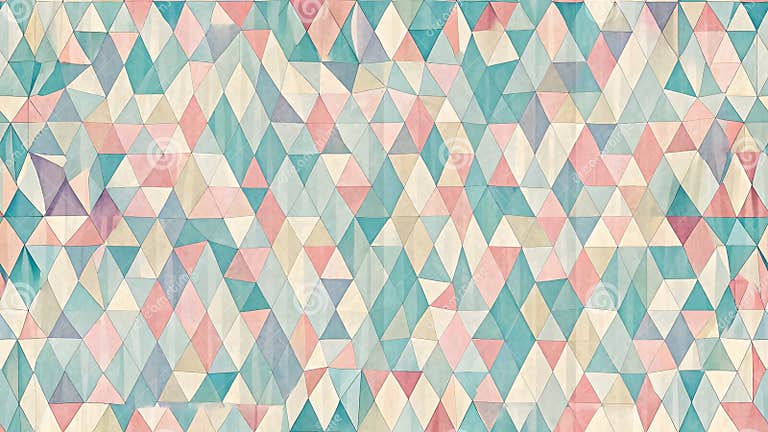 Colorful Geometric Triangle Pattern Art Design Background Stock ...