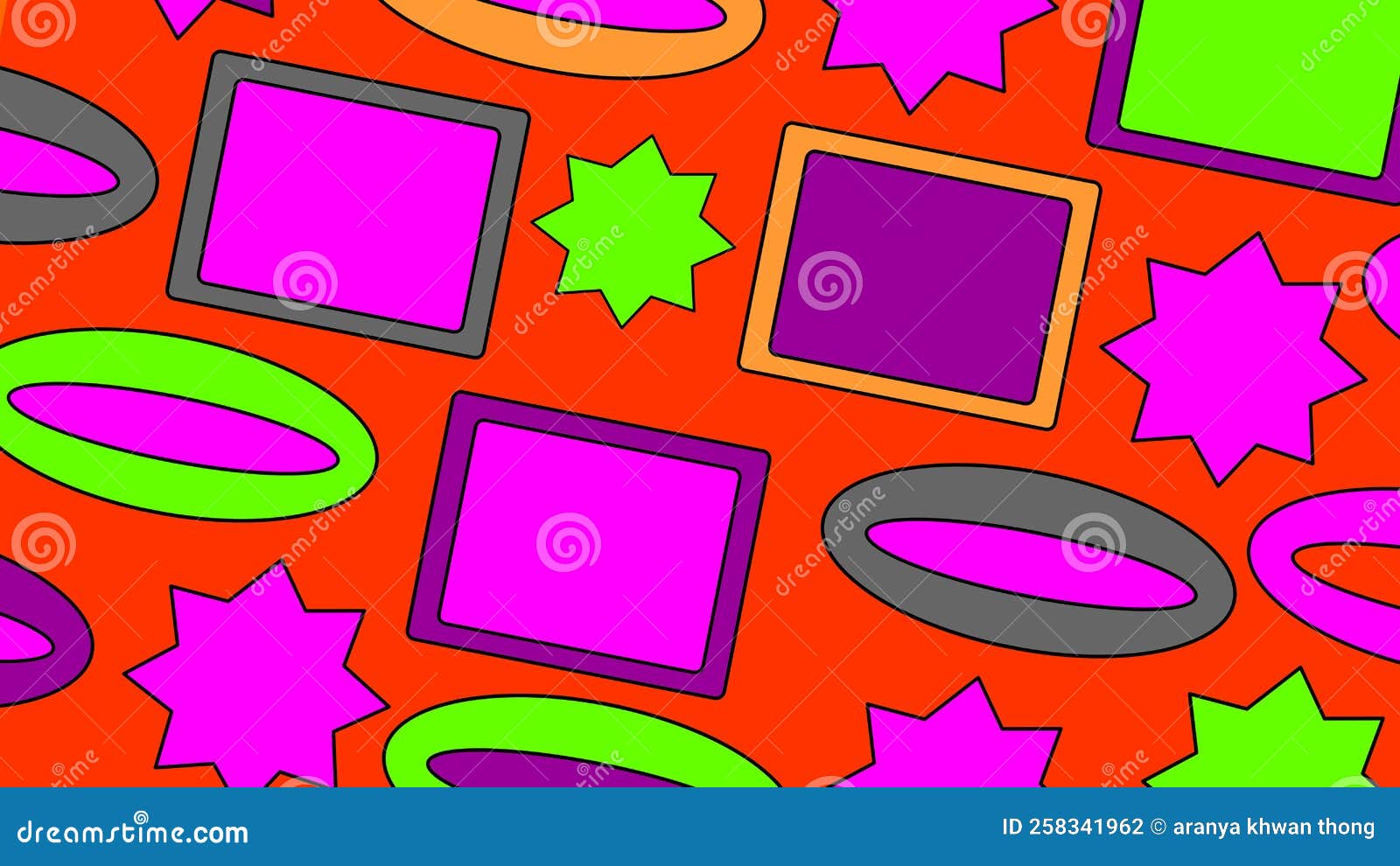 Colorful and Colorful Geometric Wallpaper Stock Illustration ...