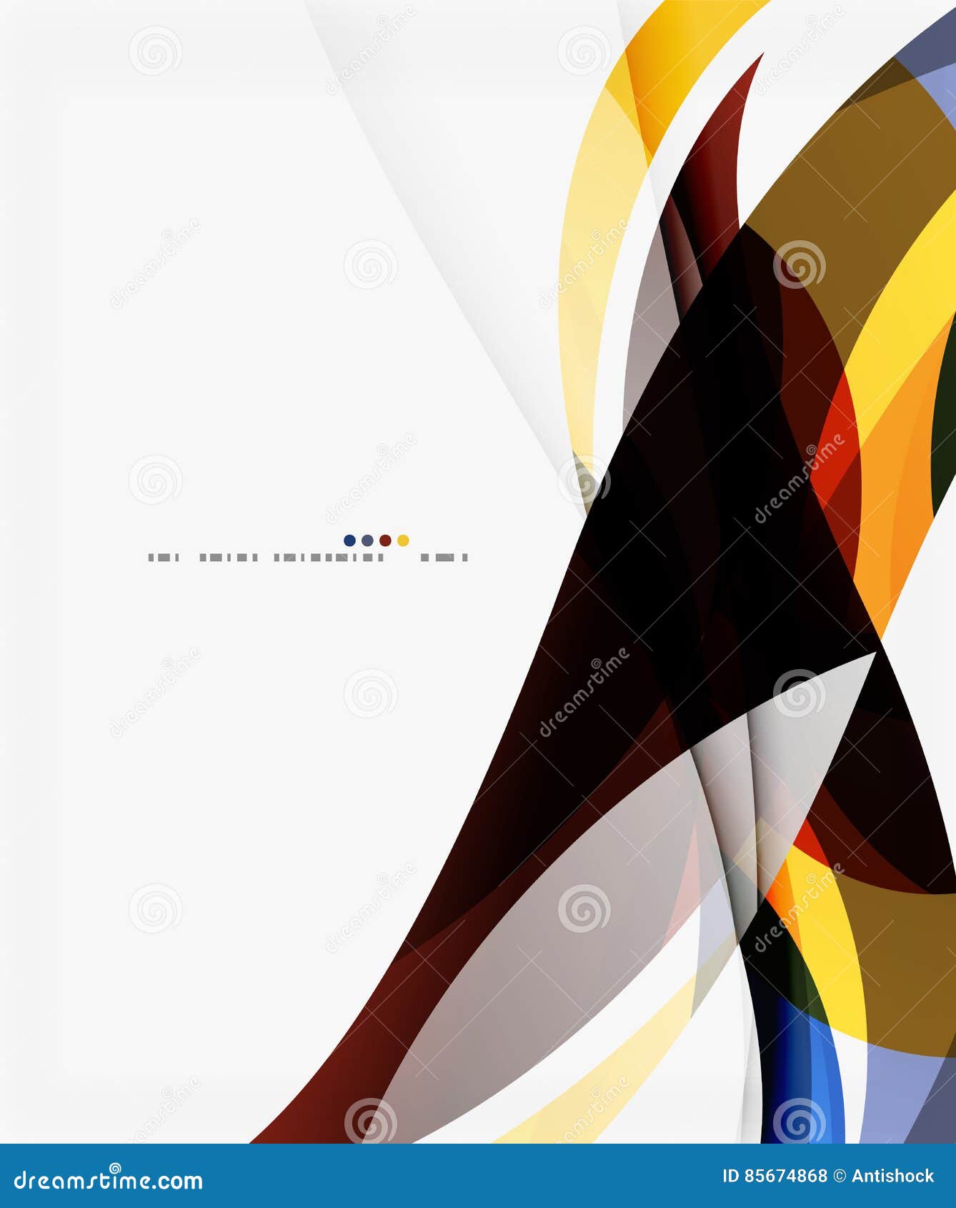 Colorful Geometric Wave Abstract Background Stock Vector - Illustration ...