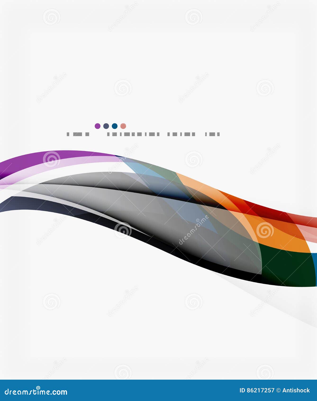 Colorful Geometric Wave Abstract Background Stock Illustration ...