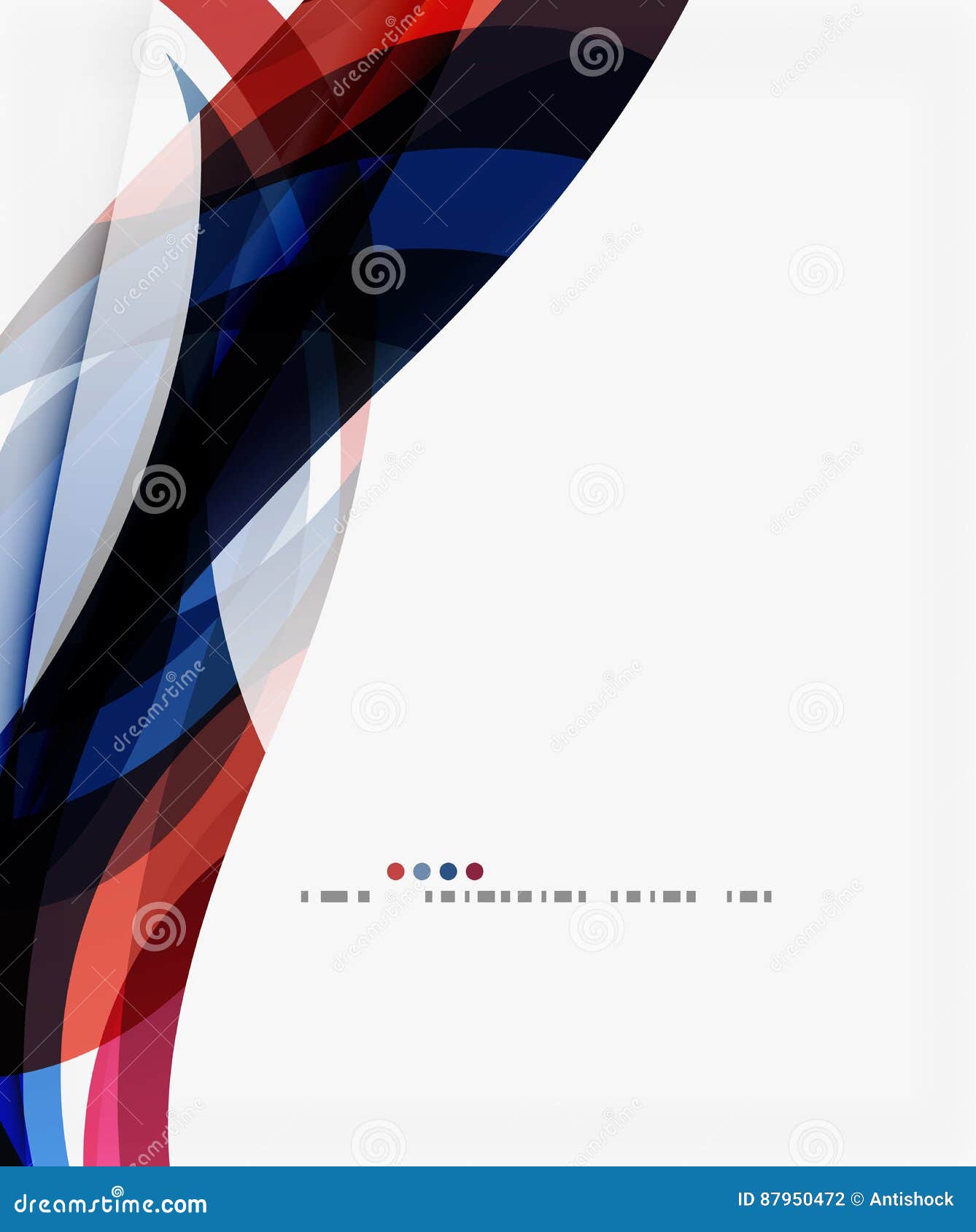 Colorful Geometric Wave Abstract Background Stock Illustration ...