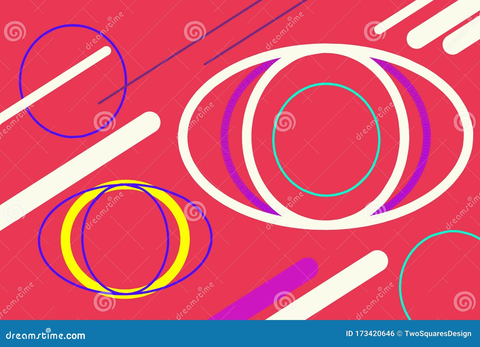 Colorful Geometry Background Image Banner Wraper/wallpaper Stock ...
