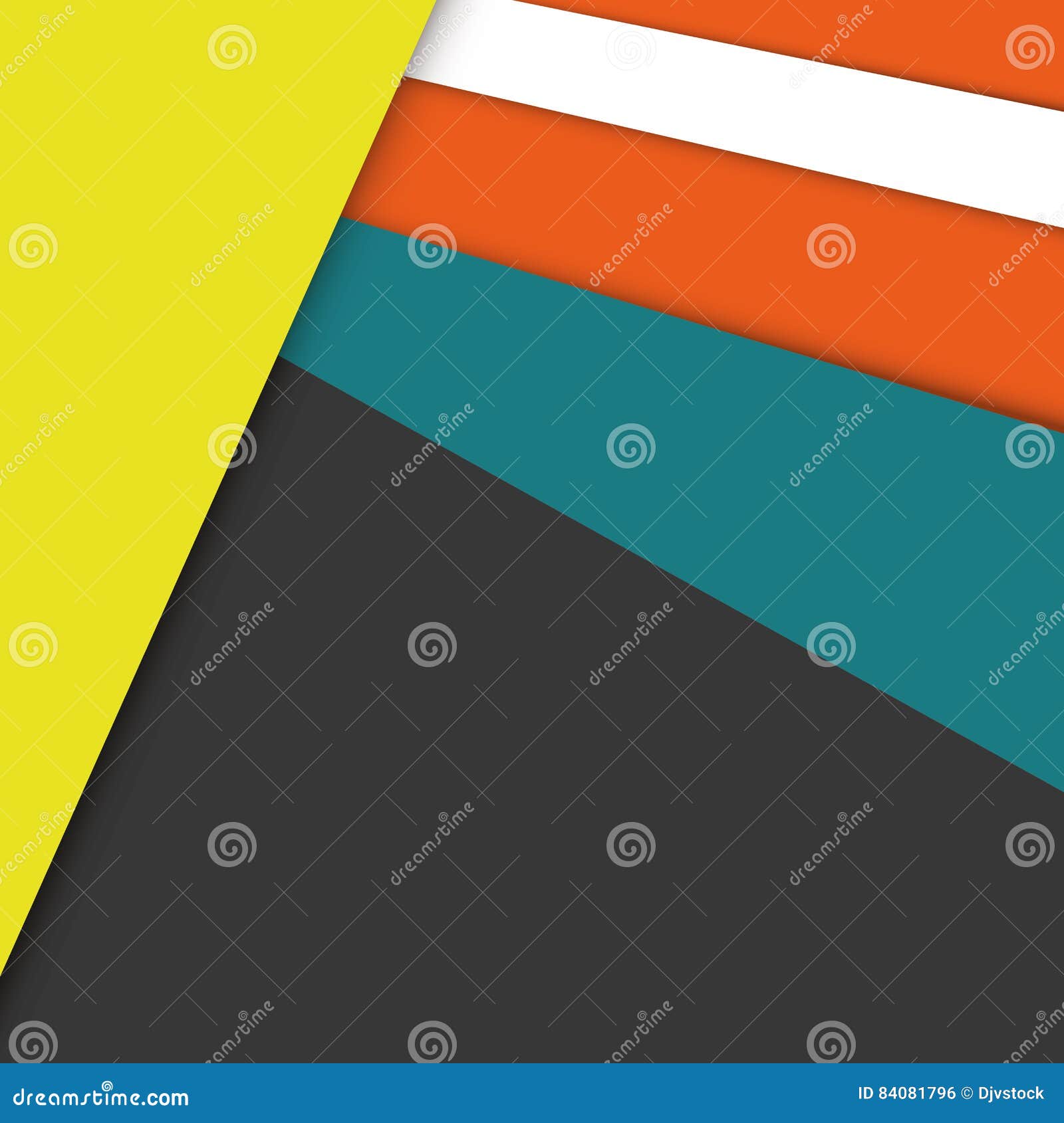 Colorful Geometry Shapes Background Stock Illustration - Illustration ...