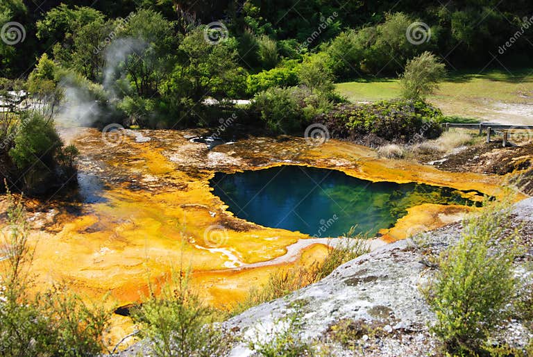 Colorful geothermal spring stock photo. Image of beautiful - 24847088