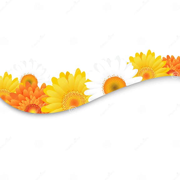 Colorful Gerber Poster stock vector. Illustration of fresh - 22890372