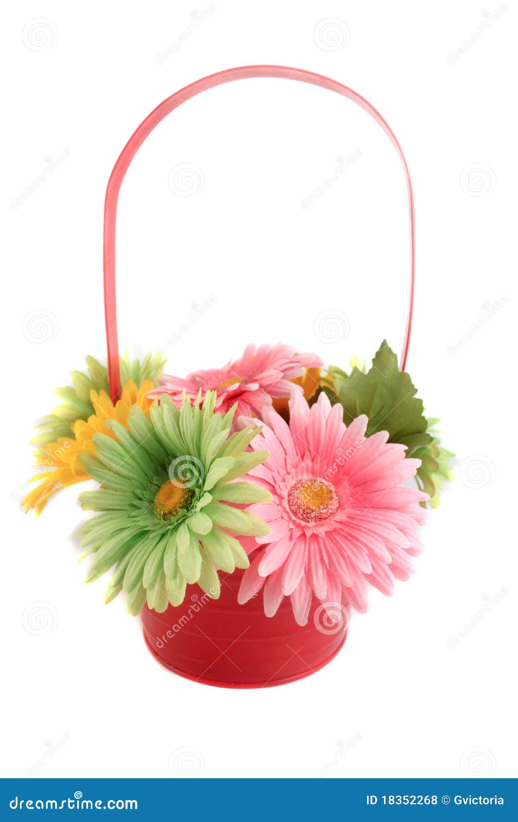 Colorful gerberas stock photo. Image of fake, yellow - 18352268