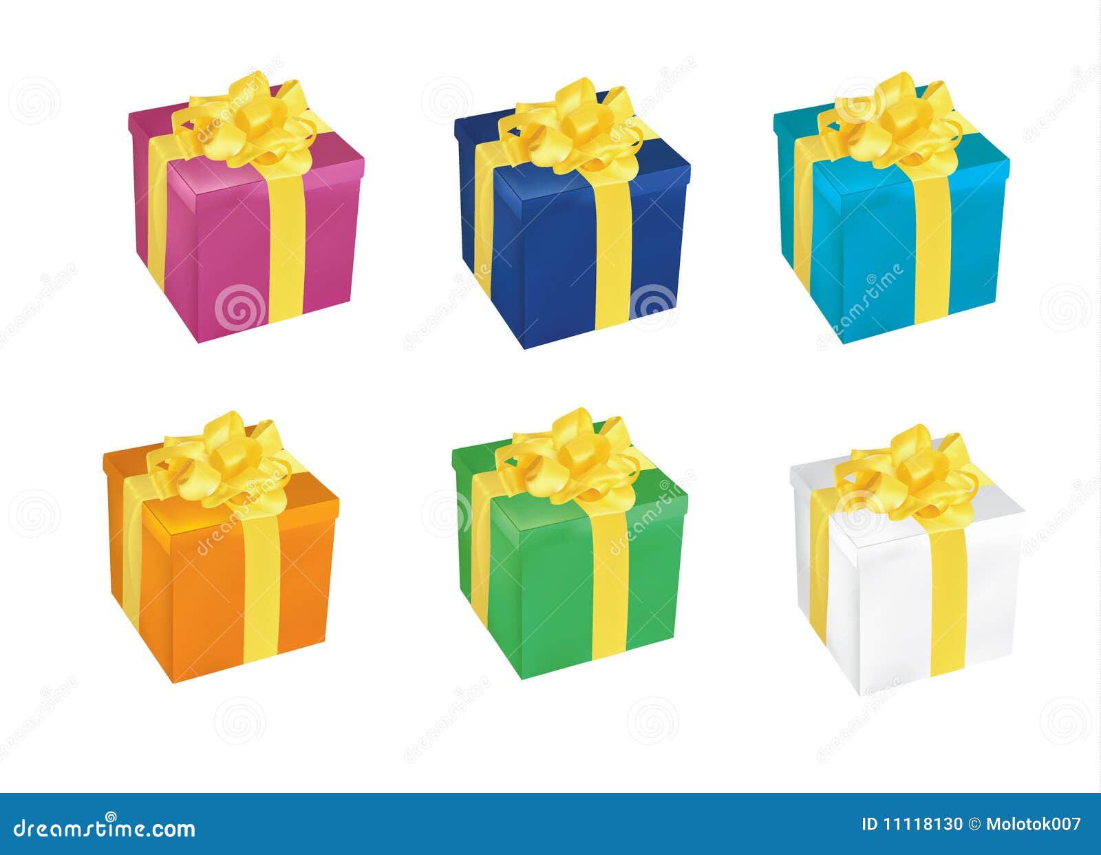 Colorful gift boxes stock vector. Illustration of inside - 11118130