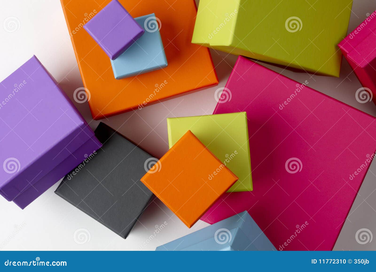 Colorful gift boxes stock photo. Image of magenta, present - 11772310