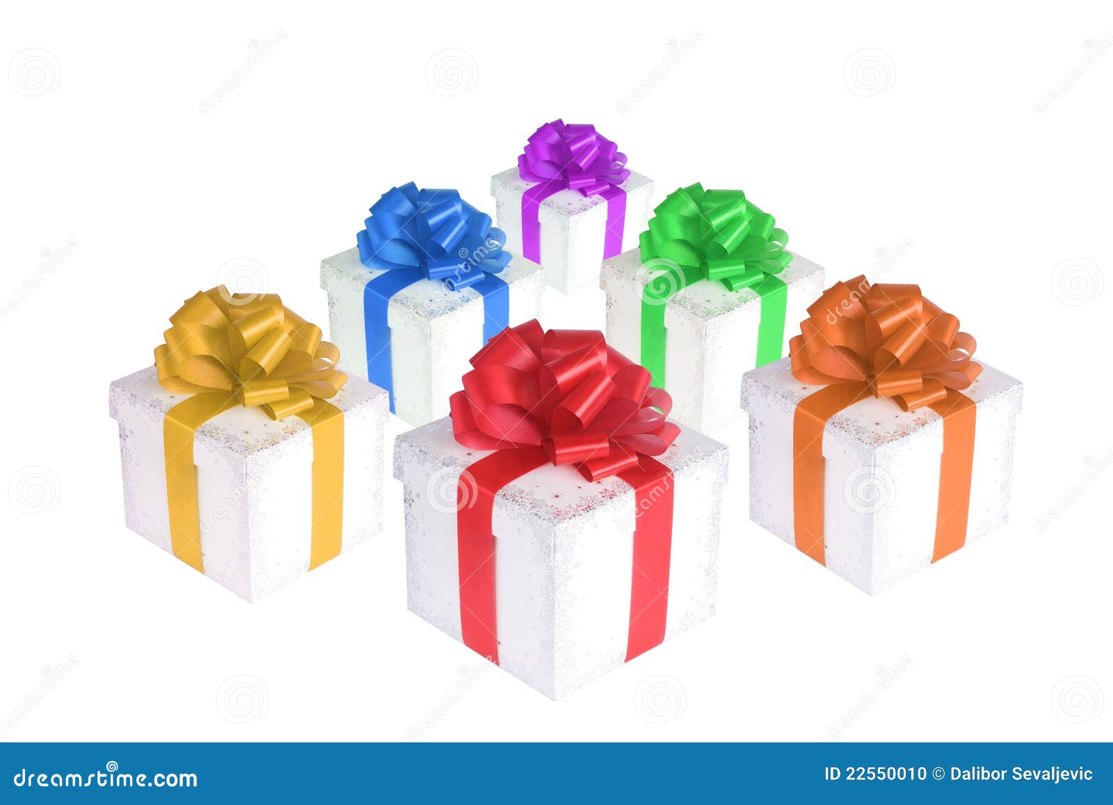 Colorful gift boxes stock photo. Image of gift, purple - 22550010
