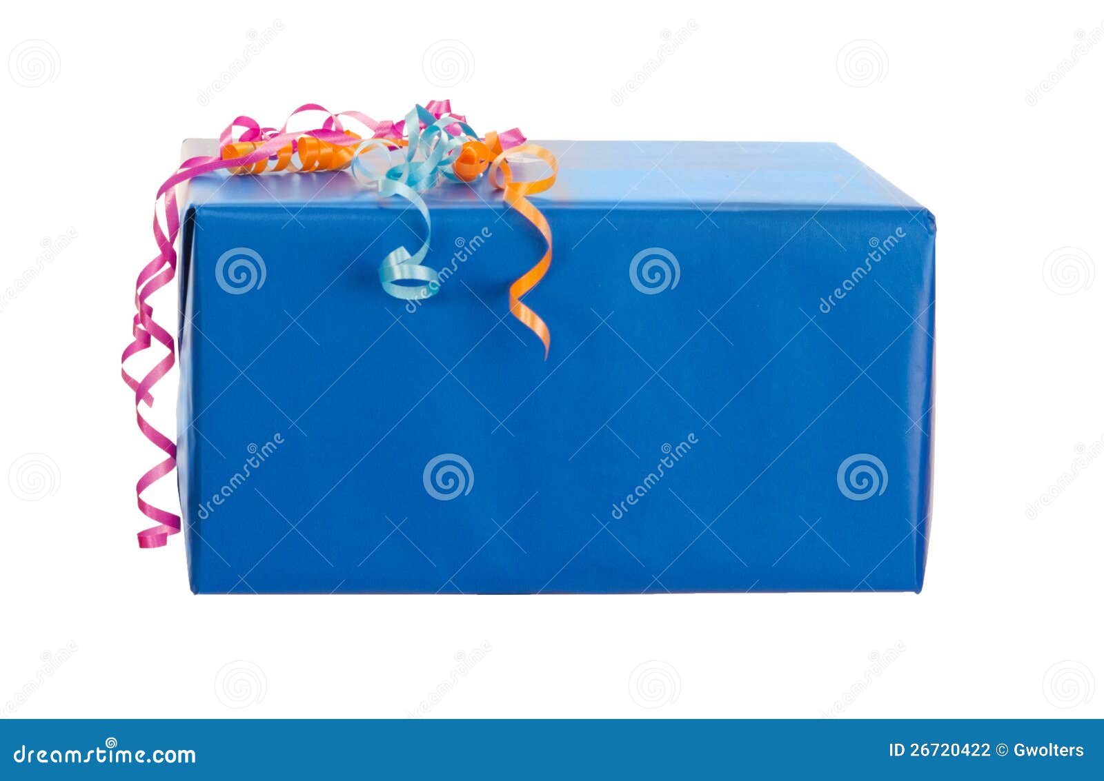 Colorful Gift Isolated on White Background Stock Photo - Image of ...