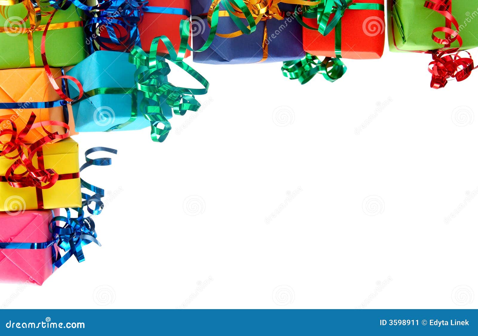 Colorful gifts stock image. Image of gifts, holidays, giving - 3598911