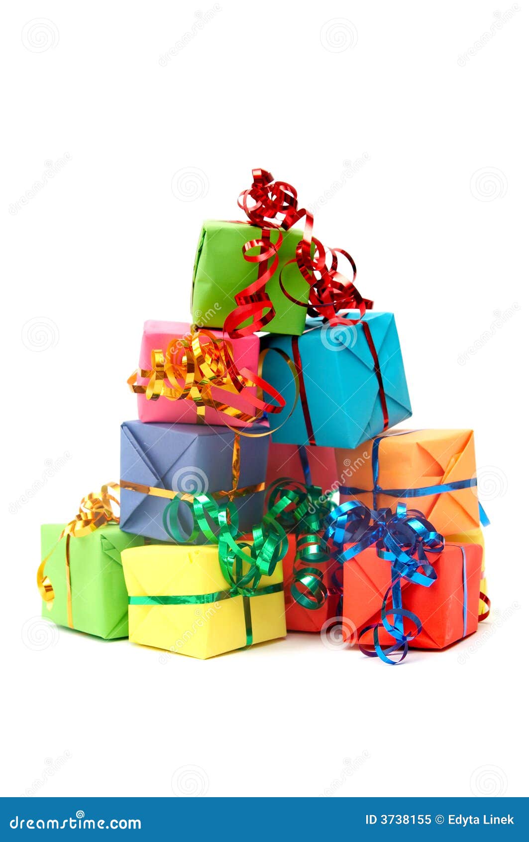 Colorful gifts stock image. Image of boxes, giving, presents - 3738155
