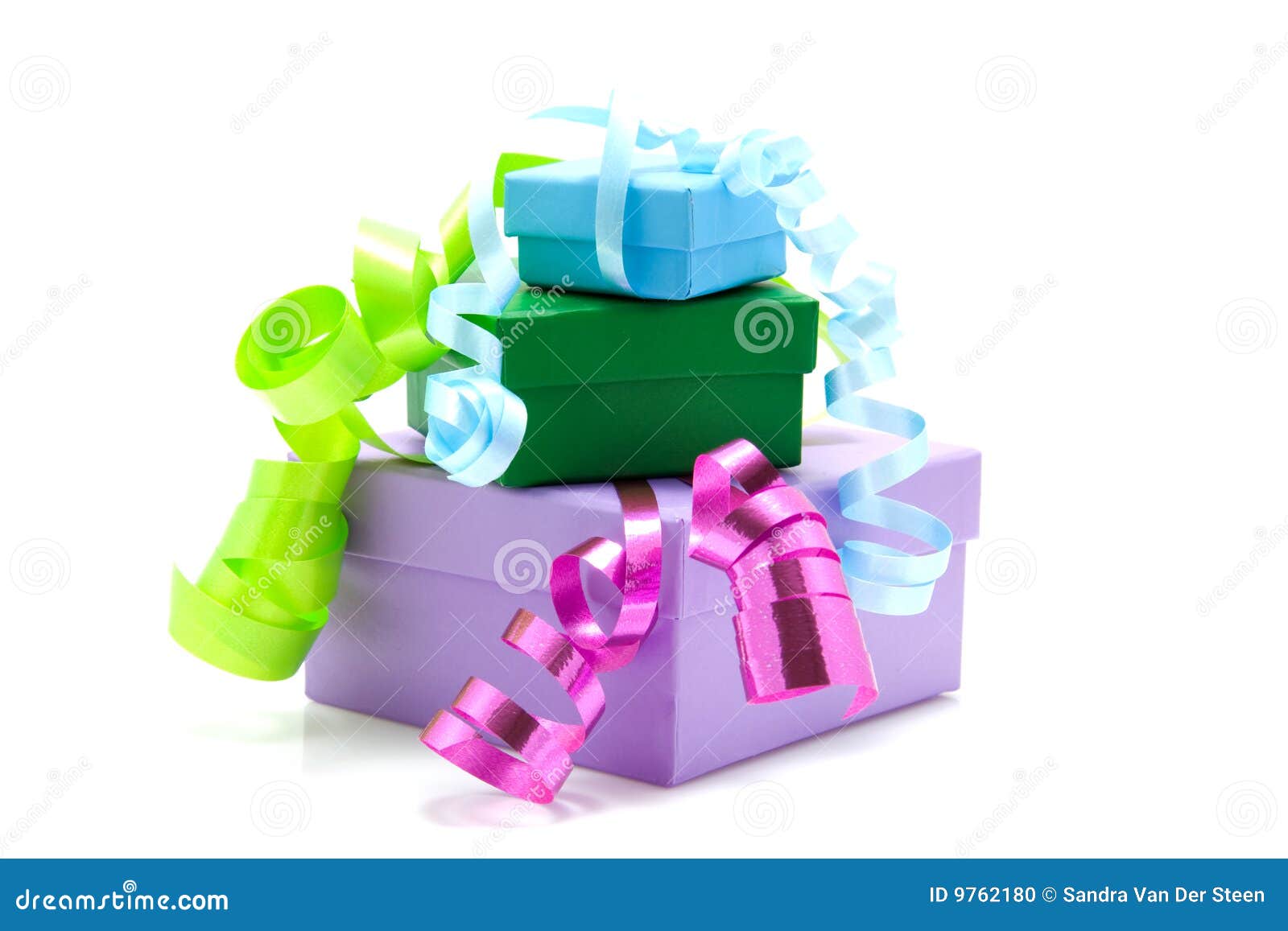 Colorful gifts stock photo. Image of ribbon, anniversary - 9762180