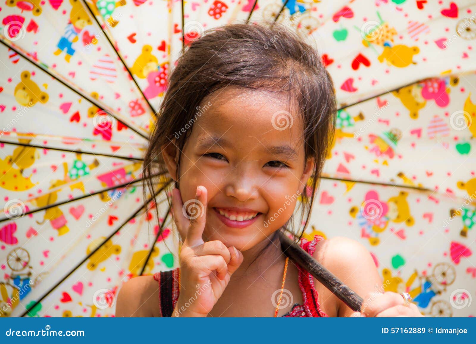 Colorful girl stock image. Image of colorful, eyes, humant - 57162889