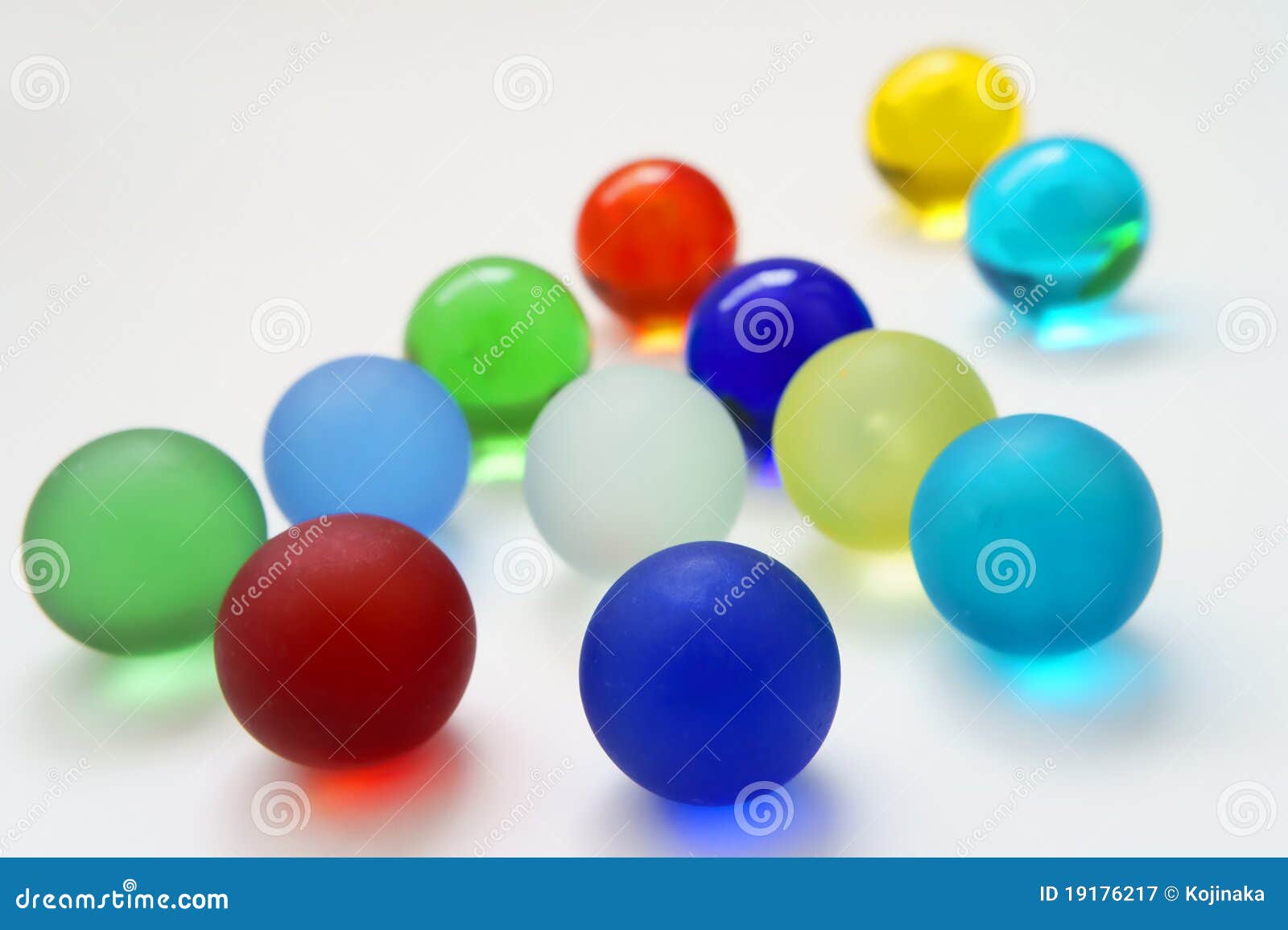 Colorful glass balls. stock image. Image of bubble, shiny - 19176217