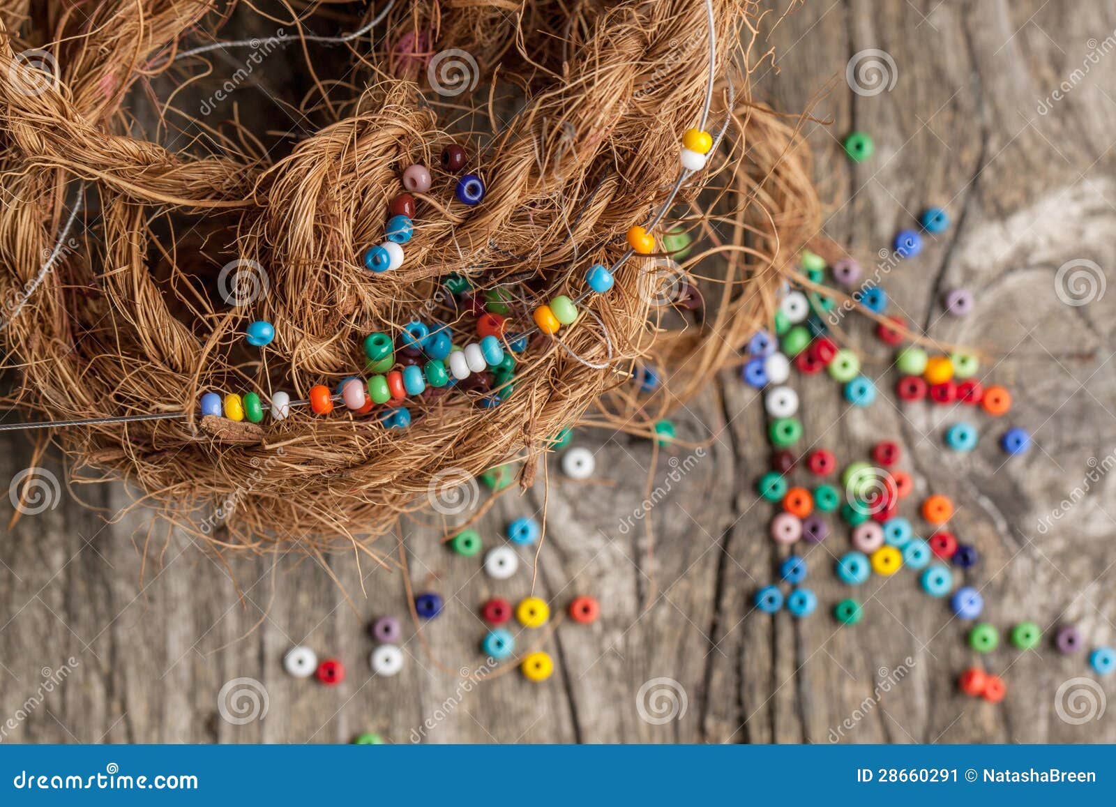 Colorful Glass Beads Closeup Stock Image - Image of impaled, facetted ...