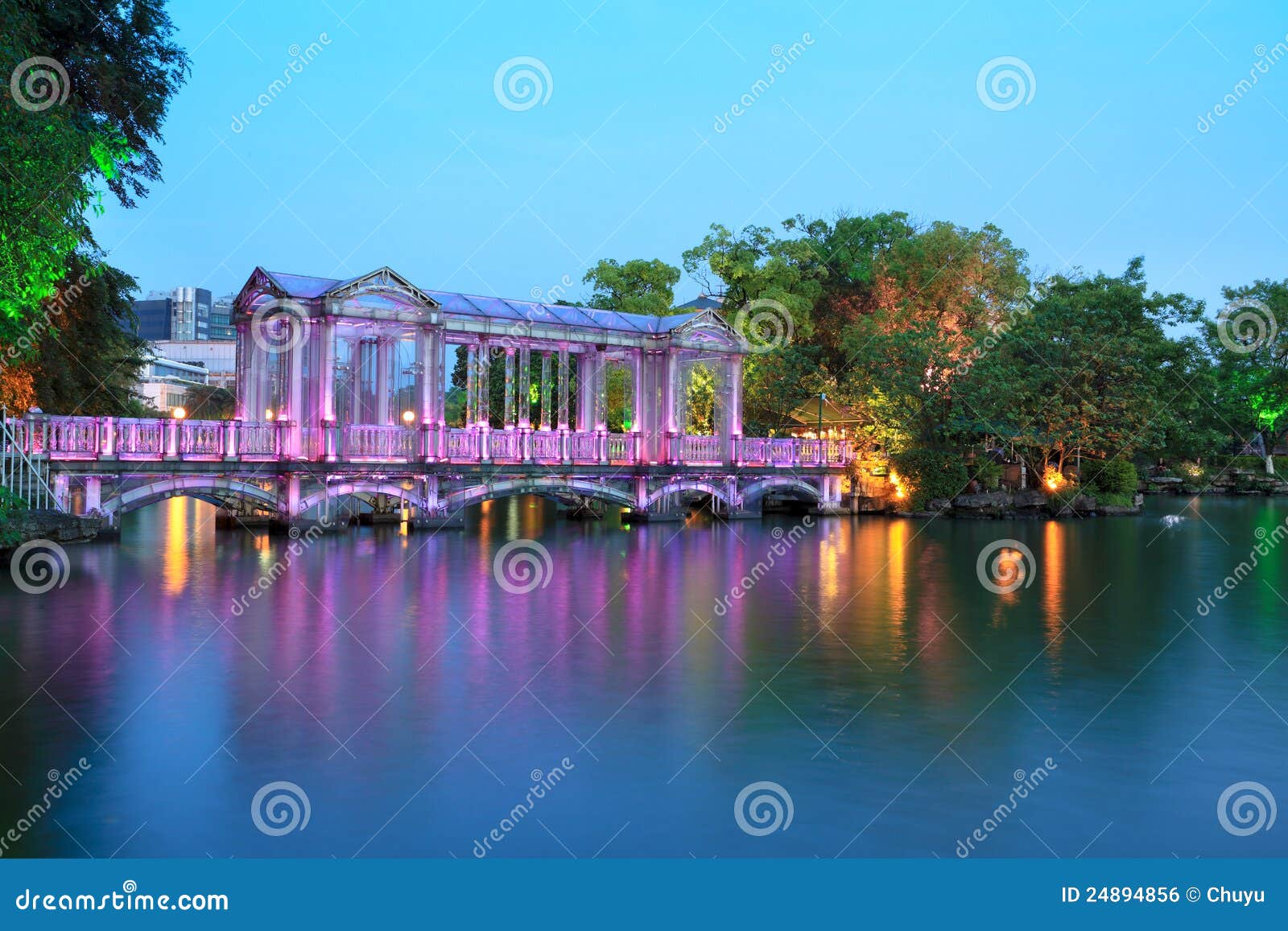 Glass Bridge Construction Details Of System Connectors. Stock ...