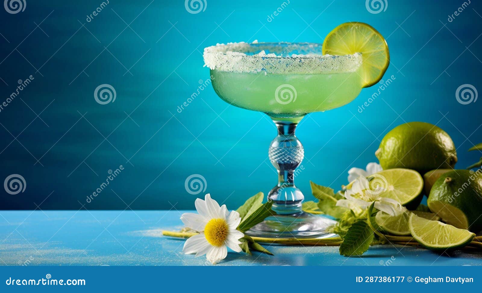 Glass of Coctail on the Abstract Background, Tropical Coctail on the ...