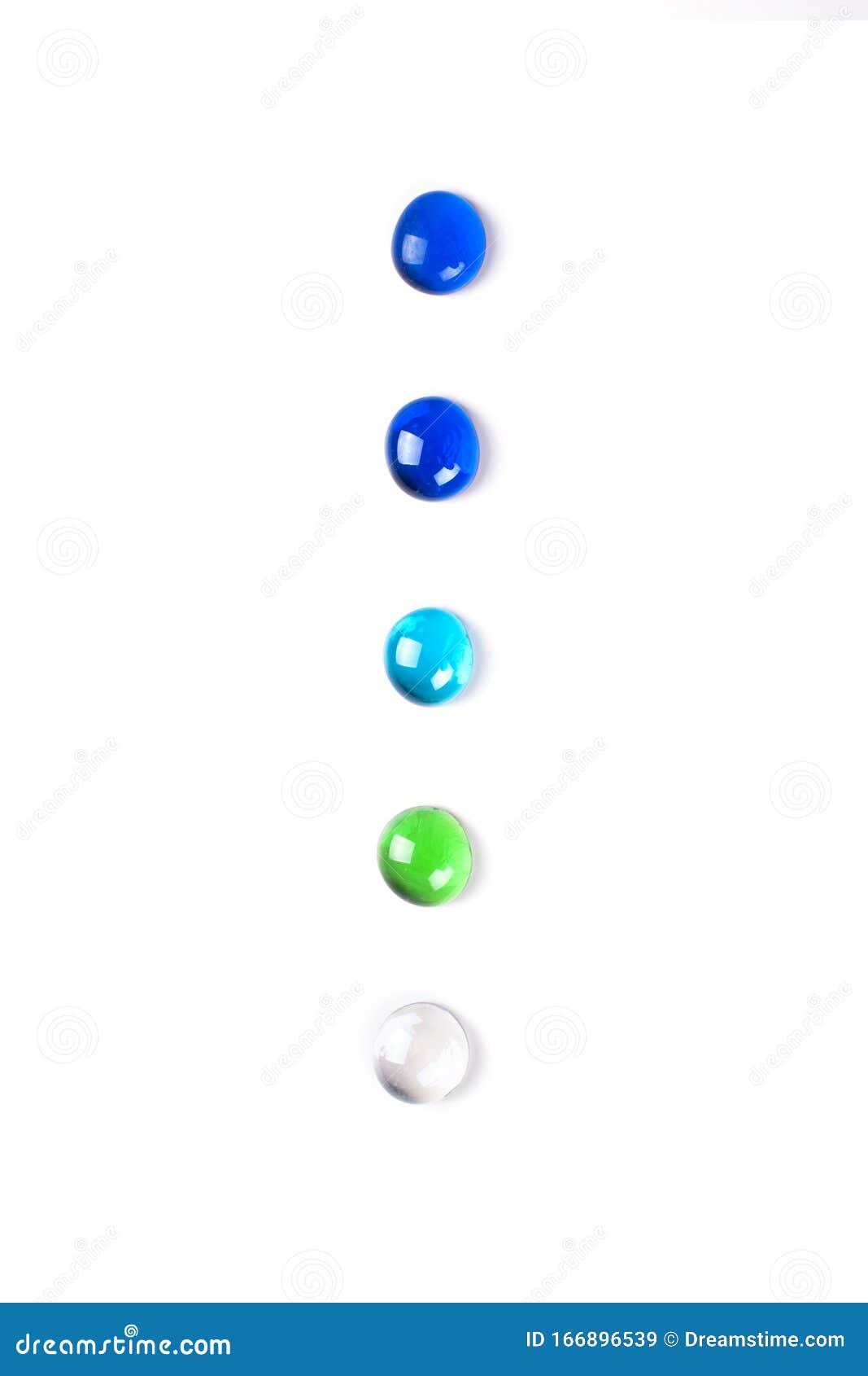Colorful Glass Elements in Row. Stock Image - Image of blue, fresh ...
