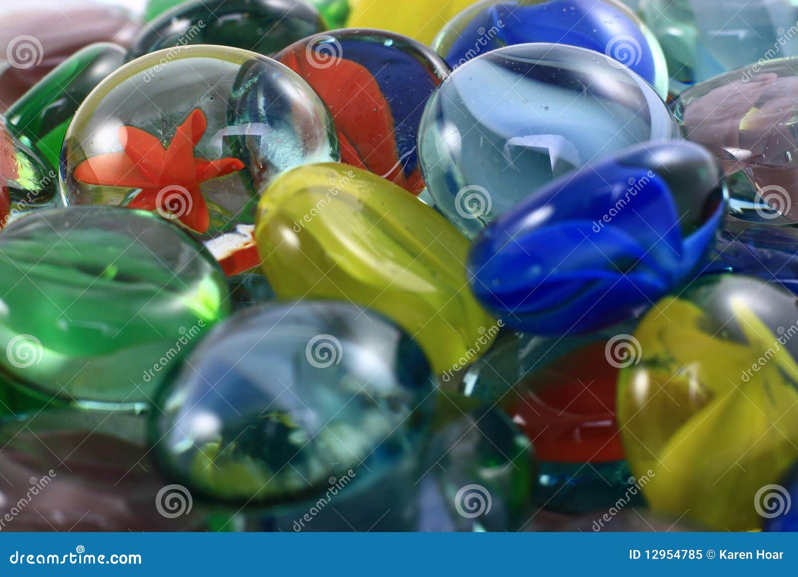 Colorful Glass Marbles stock image. Image of background - 12954785