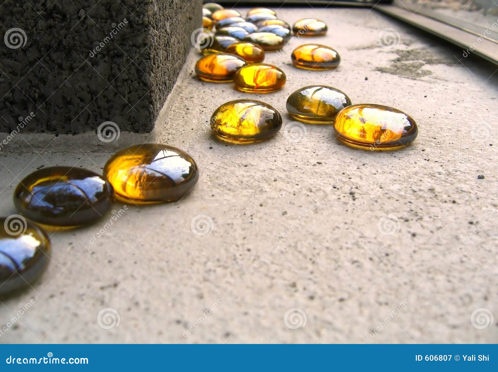 Colorful Glass Pebbles stock image. Image of transparent - 606807