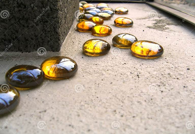 Colorful Glass Pebbles stock image. Image of transparent - 606807