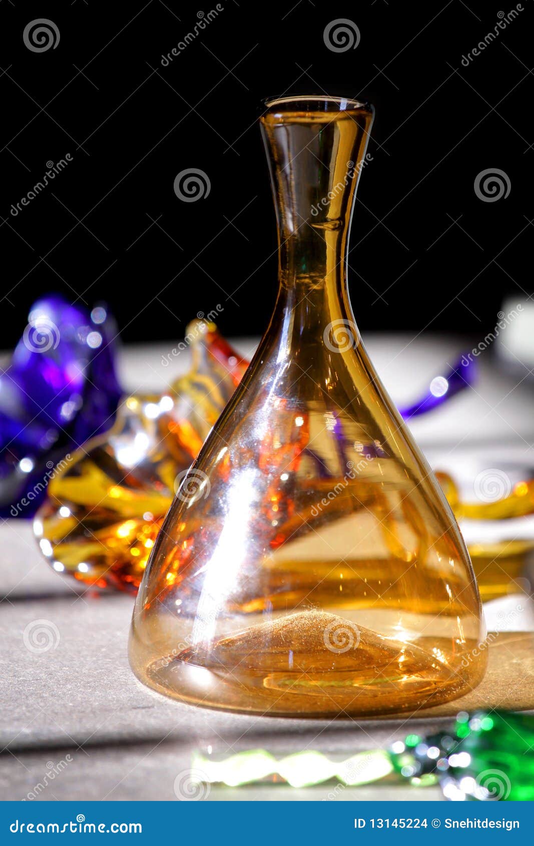 Colorful glass products stock photo. Image of melt, black - 13145224