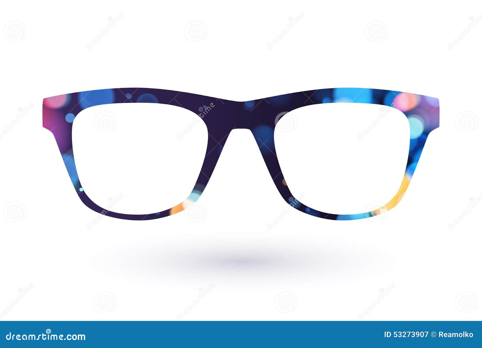 Colorful Frame Glasses Icon Simbol Stock Illustrations – 1 Colorful ...