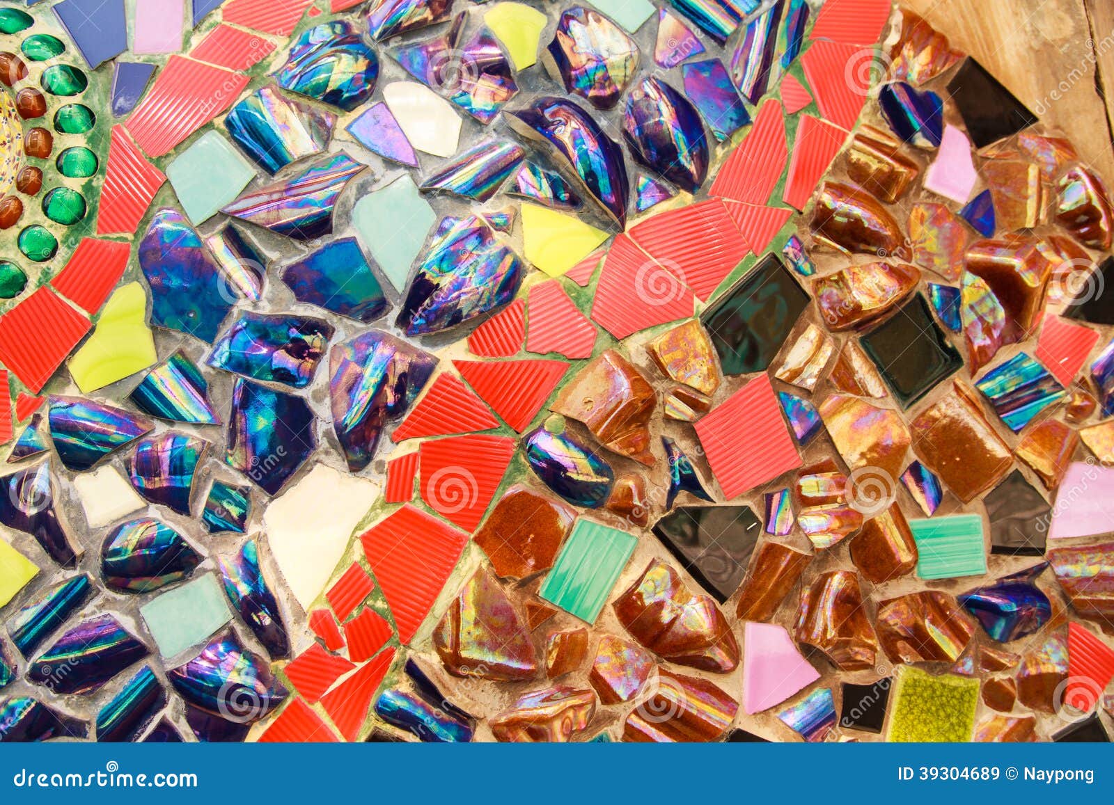 Colorful glazed tile stock image. Image of decoration - 39304689