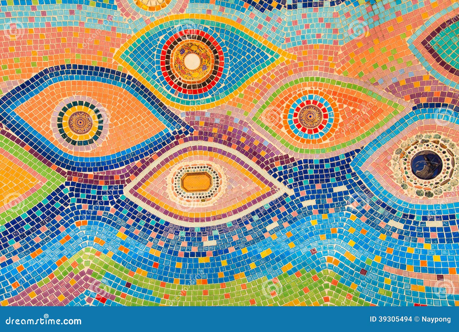 Colorful glazed tile stock photo. Image of decorative - 39305494