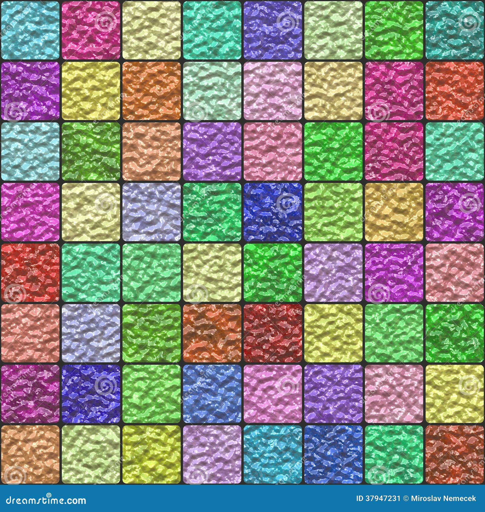 Colorful Glazed Tiles Generated Texture Royalty-Free Stock Photo ...