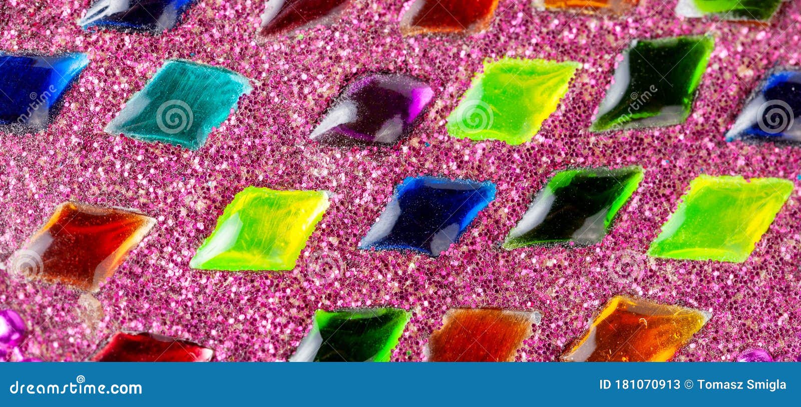 Colorful Glitter and Multi Coloured Crystals Pattern, Array. Simple ...