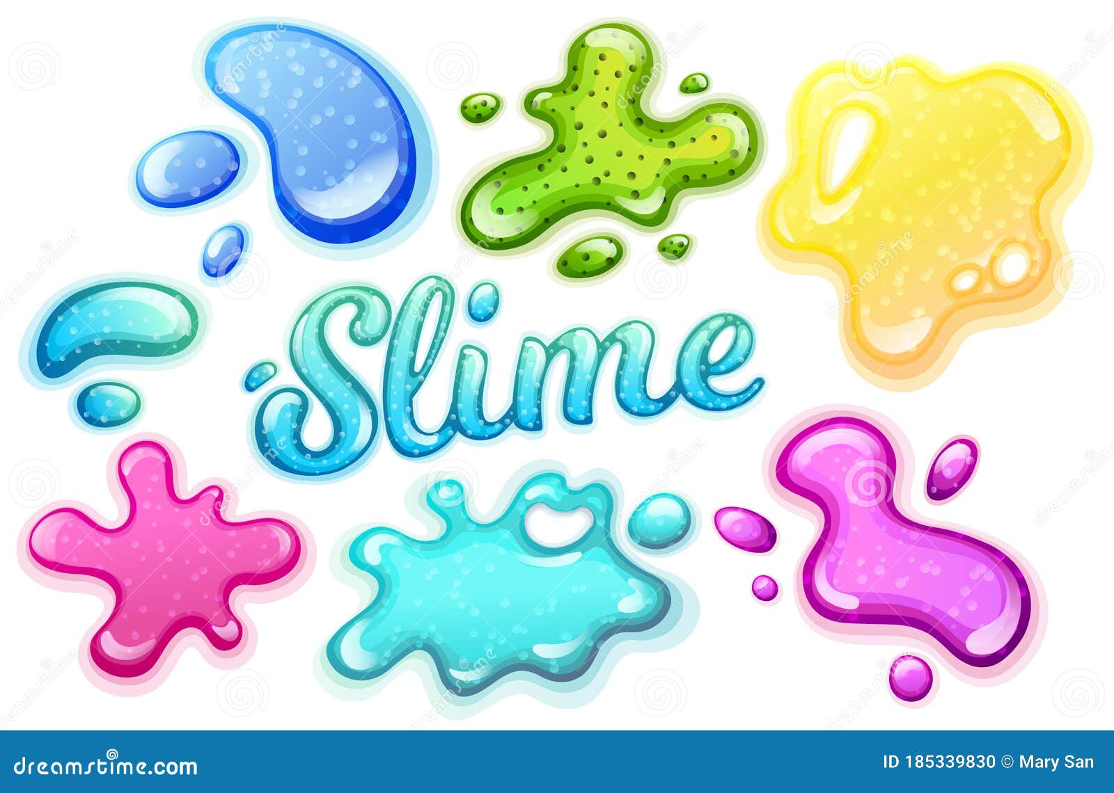 Slime Game Concept Entertainment And Dexterity Arms Cartoon Vector 142604427
